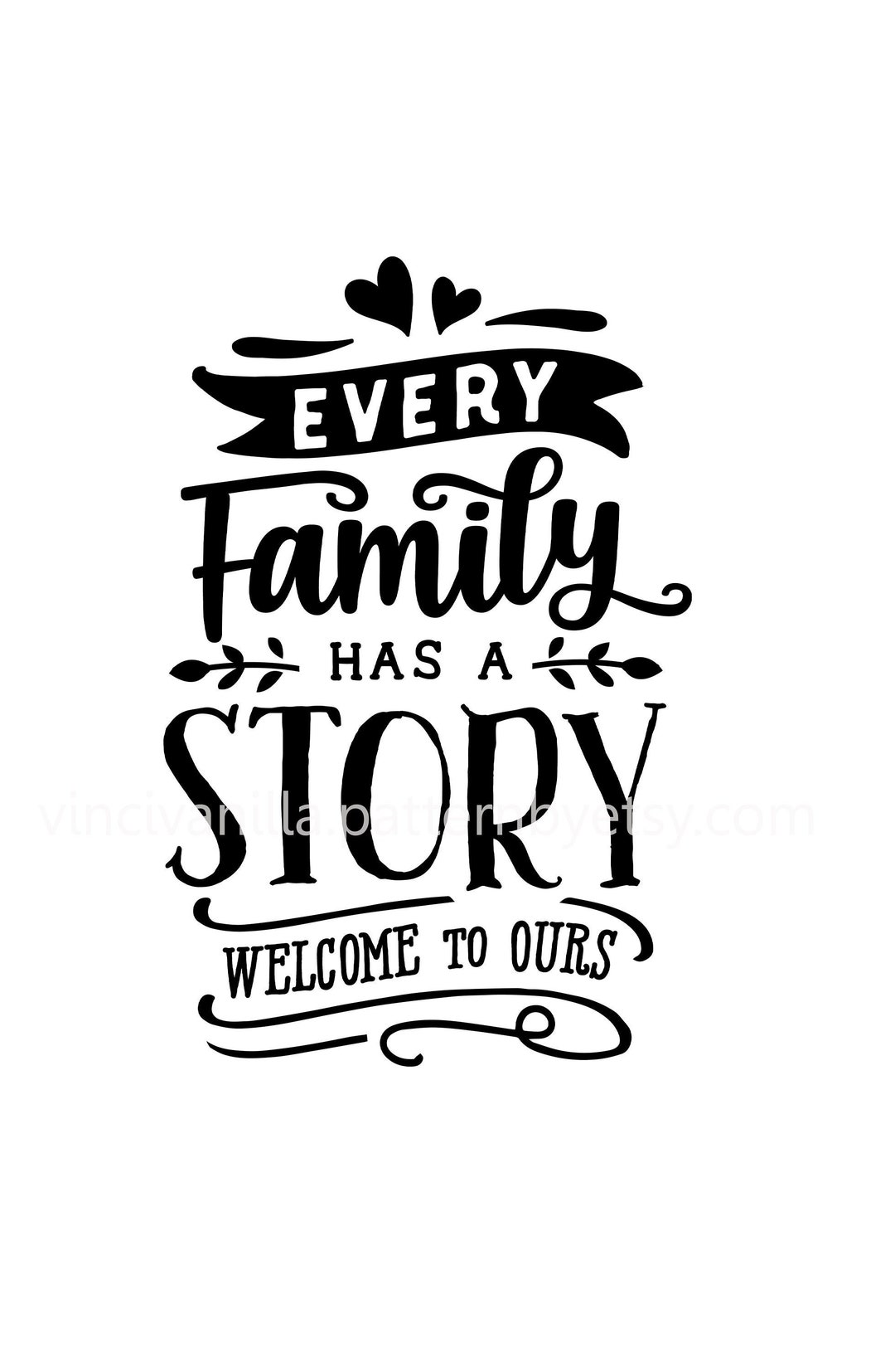 Every Family Has a Story SVG | Family Quote SVG for Cricut | Farmhouse ...