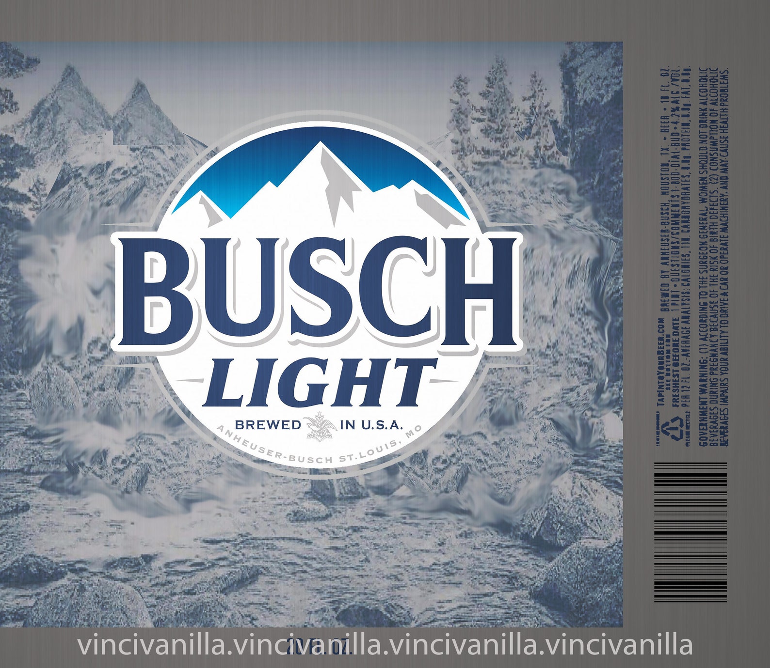 Busch light label PNG digital download instant download | Etsy