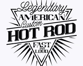 Hot Rod Svg | Etsy