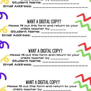 School Picture Day Template - Etsy