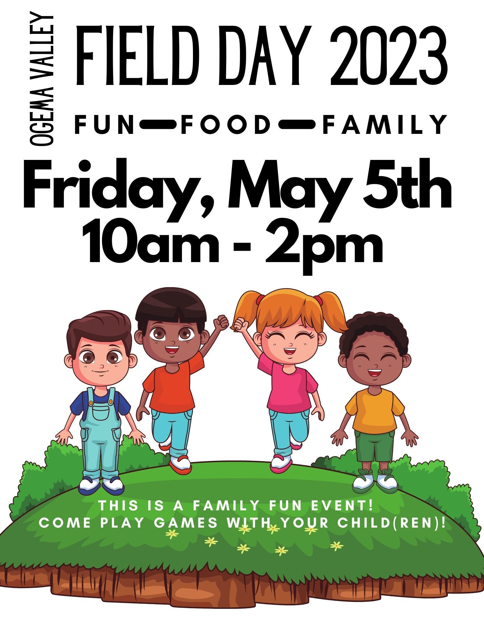 Field Day Flyer & Signs Template - Etsy