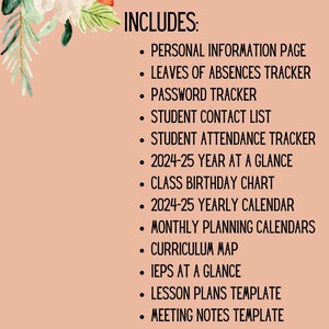 Teacher Planner 2024-25 EDITABLE Special Education General Education ...