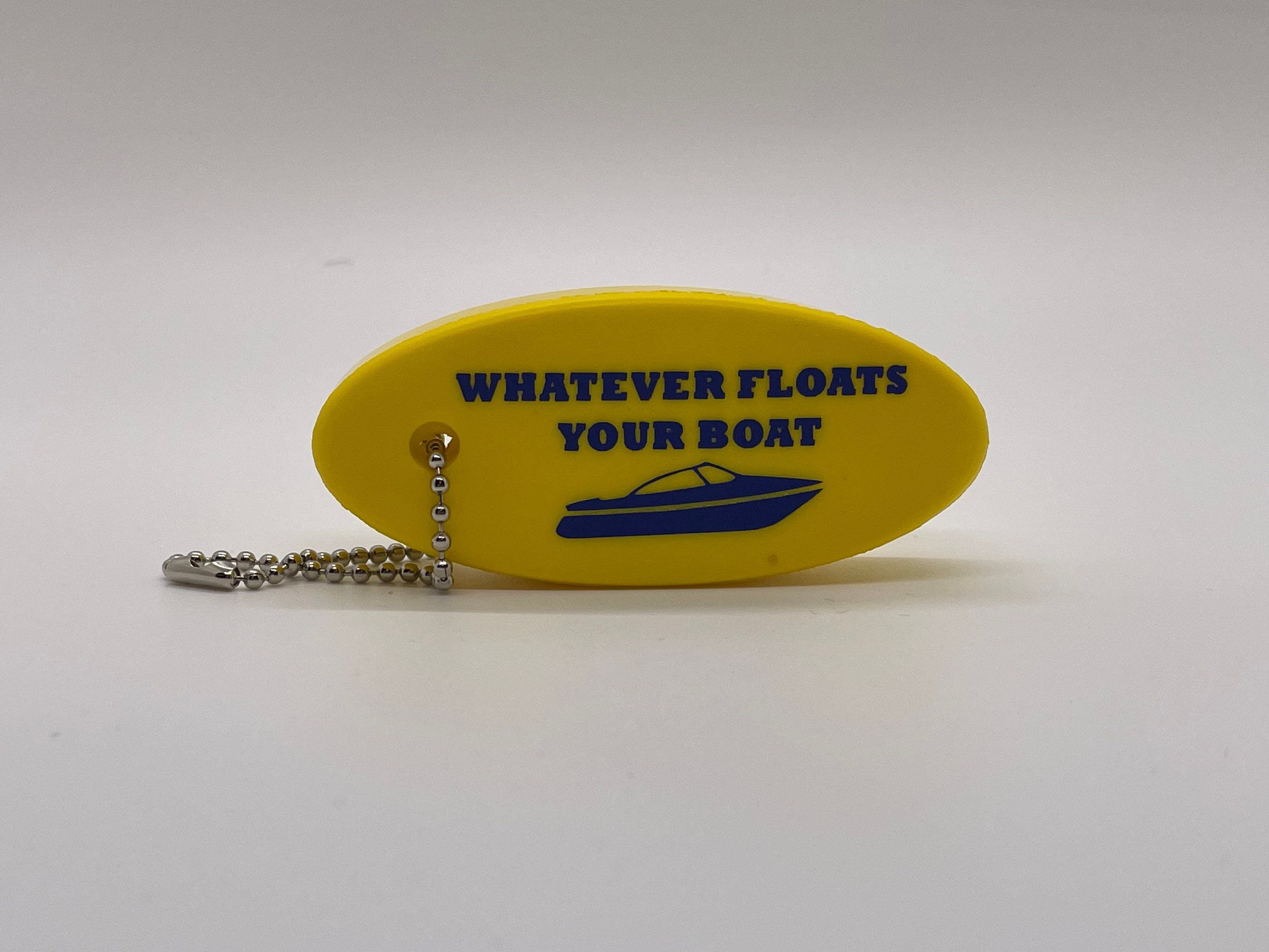 Customized Float-able Boat Keychain | Etsy