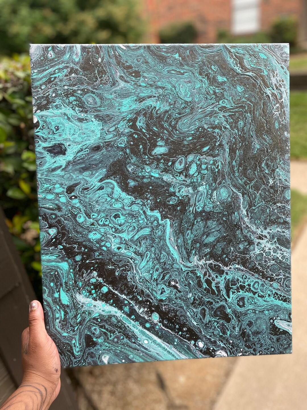Moon River - 16x20in Painting - Etsy