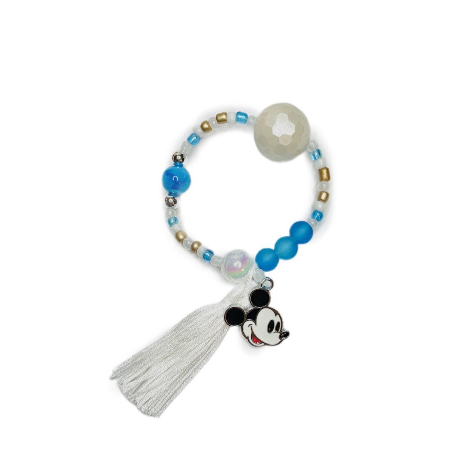 Mickey Mouse Charm Bracelet and Tassel | Etsy