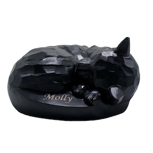 Personalized Pet Urns for Cat Ashes, Resin Pet Cat Memorial Cremation ...