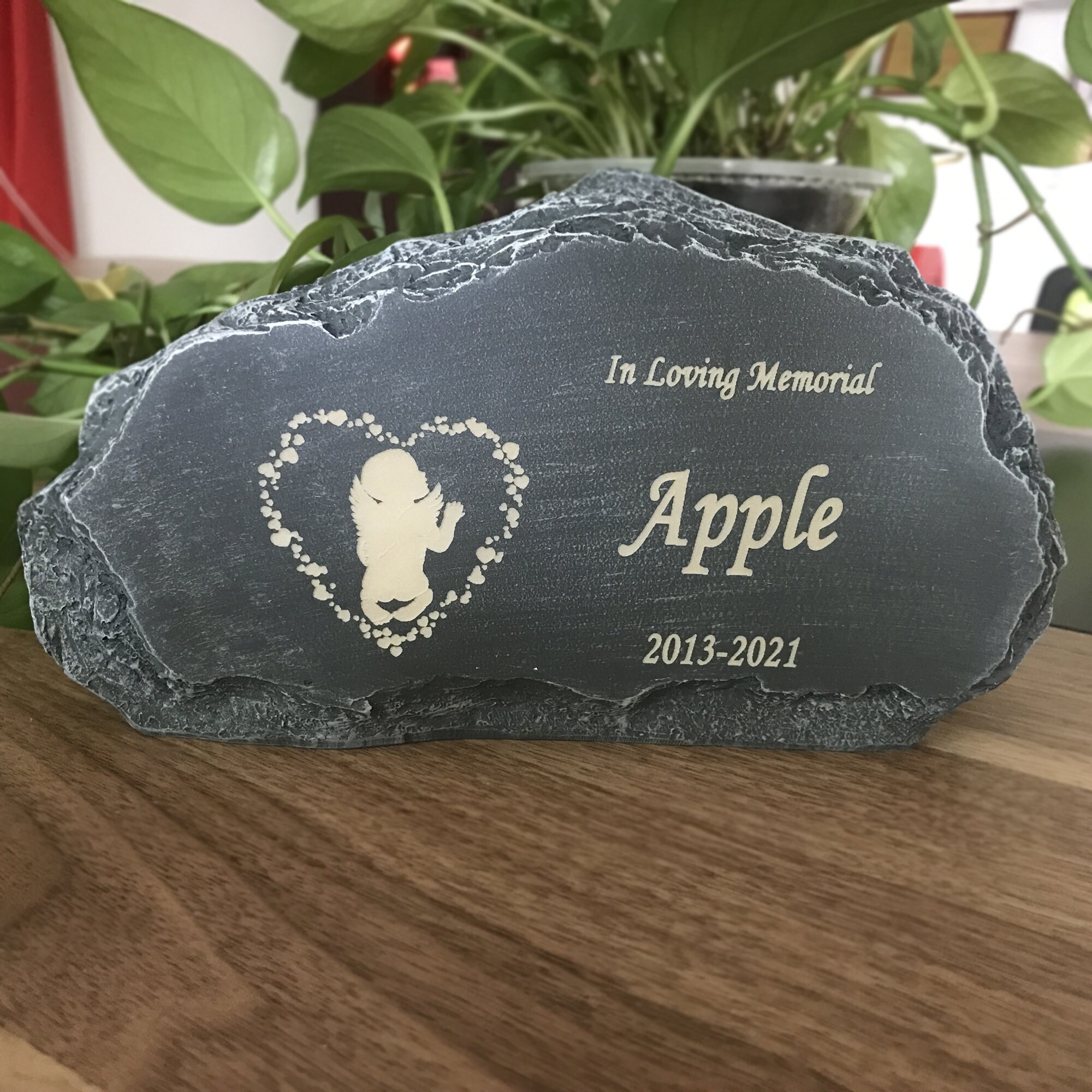 Personalized Baby Memorial Garden Stone Miscarriage Memorial | Etsy