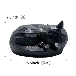 Personalized Pet Urns for Cat Ashes, Resin Pet Cat Memorial Cremation ...