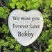 Personalized Memorial Garden Stone，encourage Stones，welcome Stone With ...