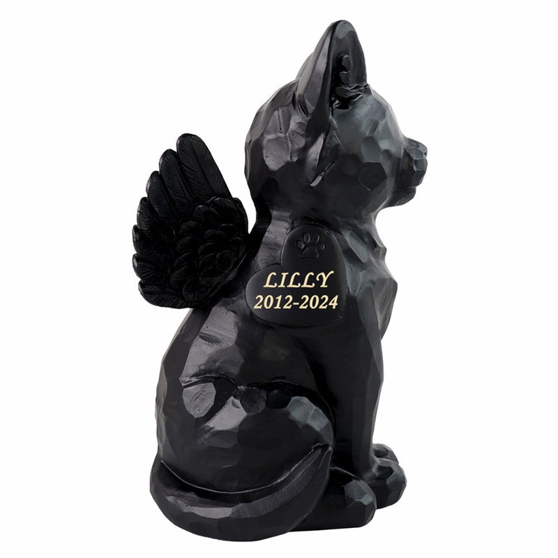 Black Cat Urn Statue - Etsy UK
