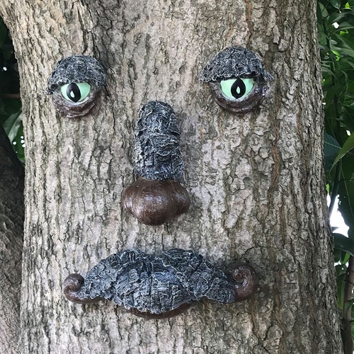 Old Man Tree Hugger Garden Peeker Yard Art Outdoor Sculpture - Etsy