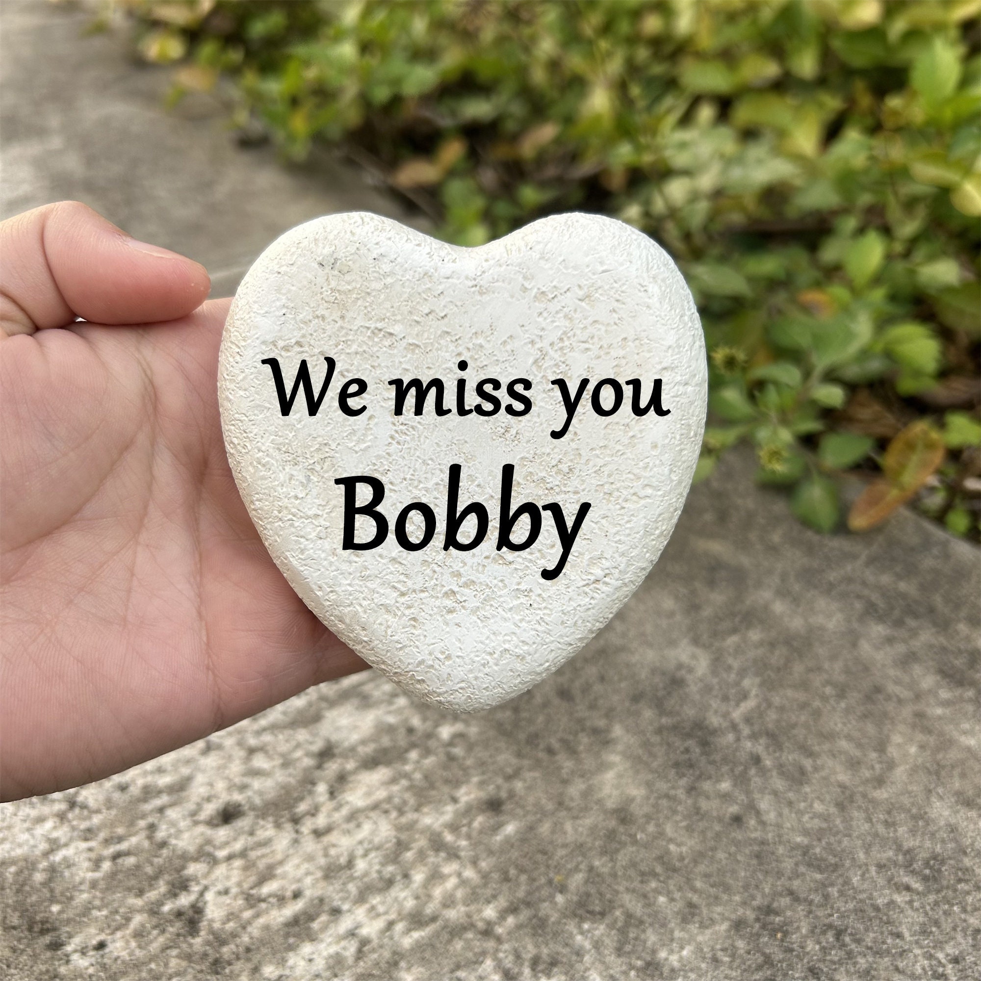 Personalized Memorial Garden Stone，encourage Stones，welcome Stone With ...