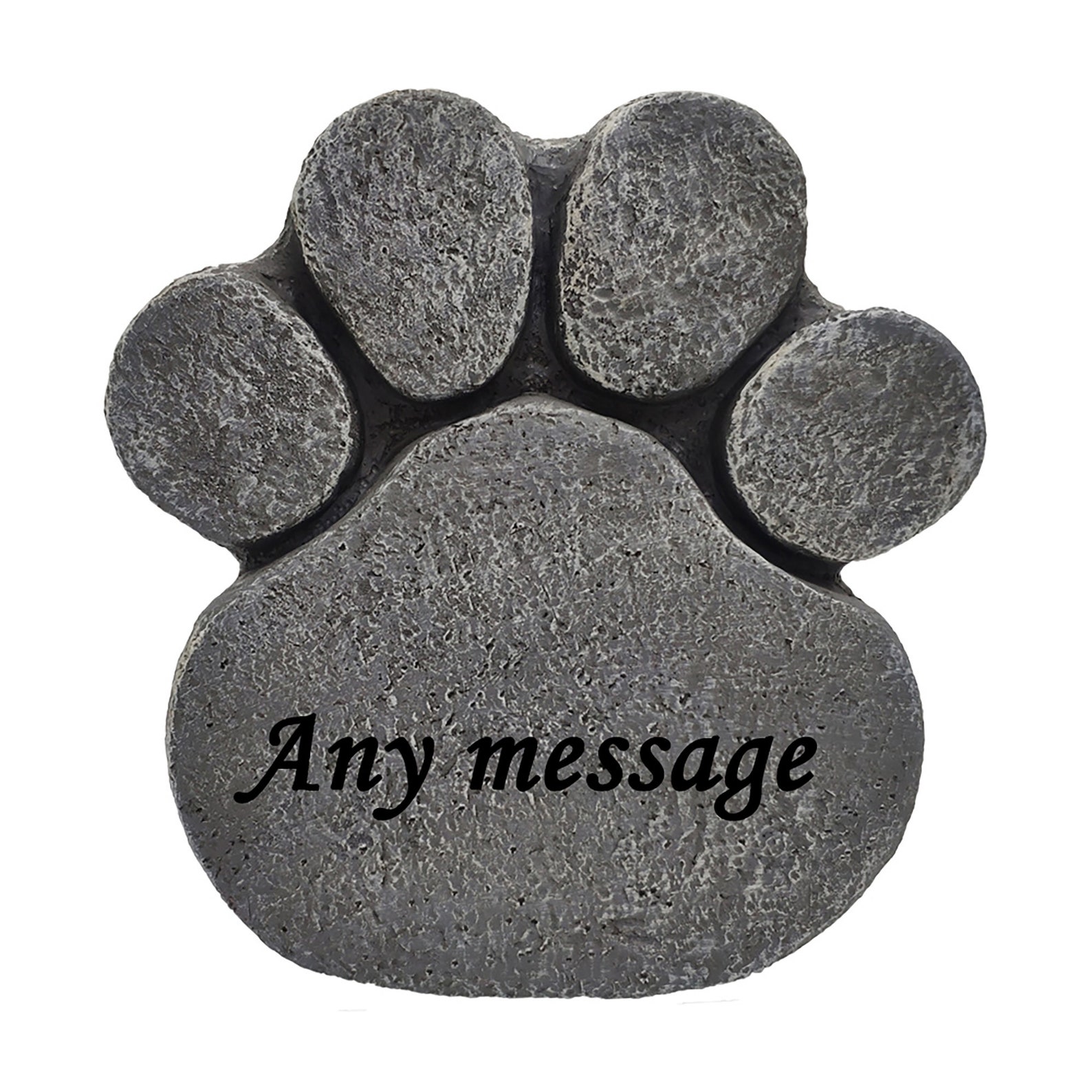 Personalized Pet Dog Memorial Stones-dog Paw Prints Pet Grave - Etsy