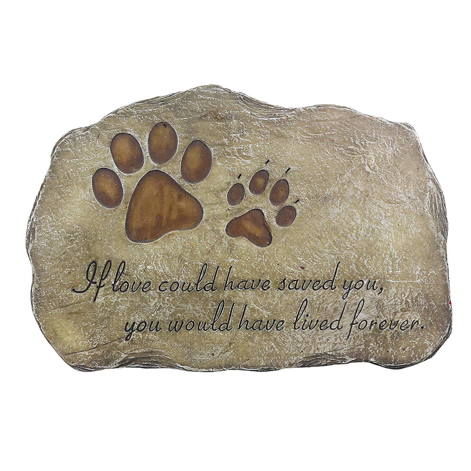 Personalized Pet Memorial Stones Dog Paw Prints Grave Markers - Etsy