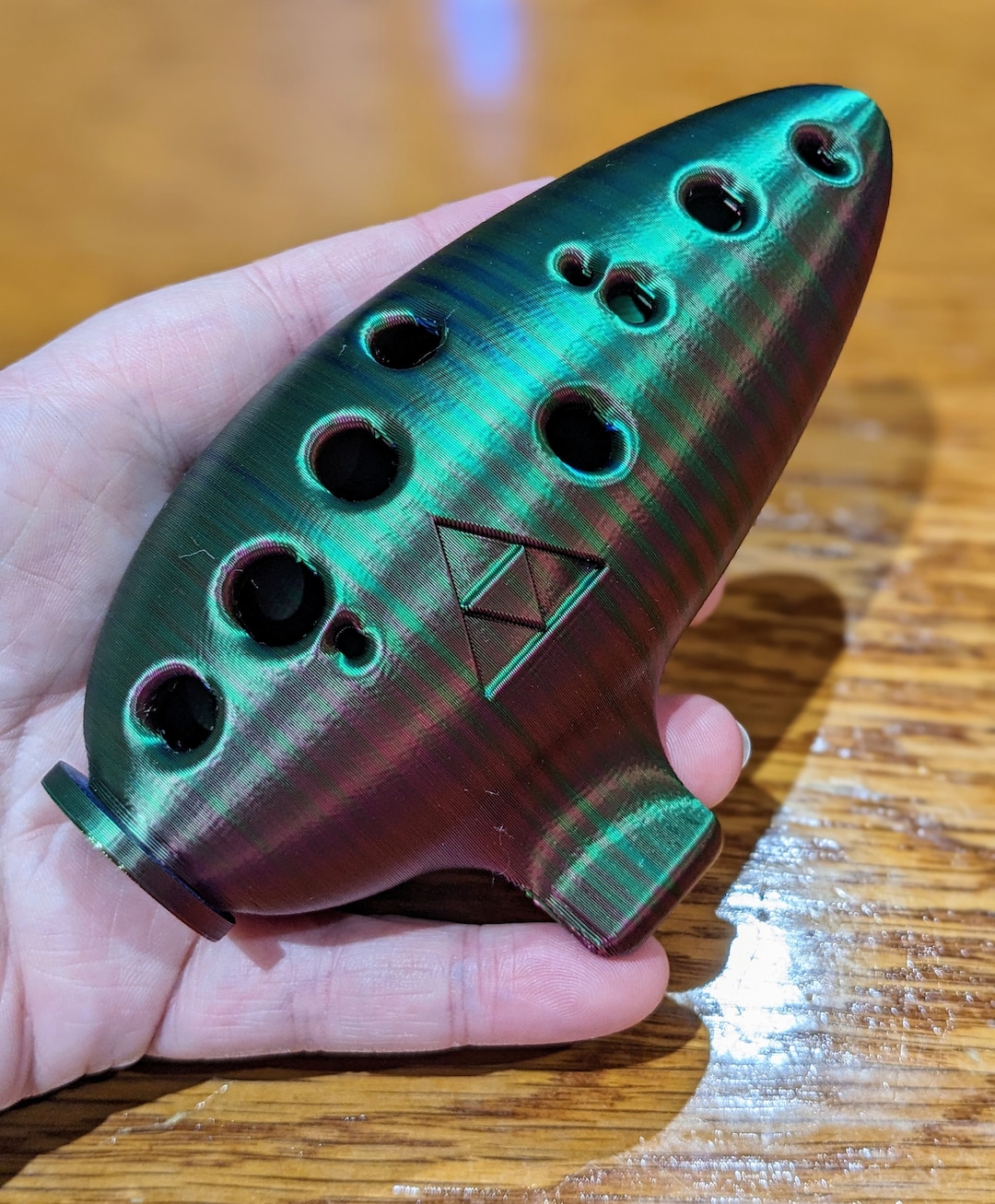 3d Printed Functional Triforce Ocarina Unique Gift, Musical Instrument ...