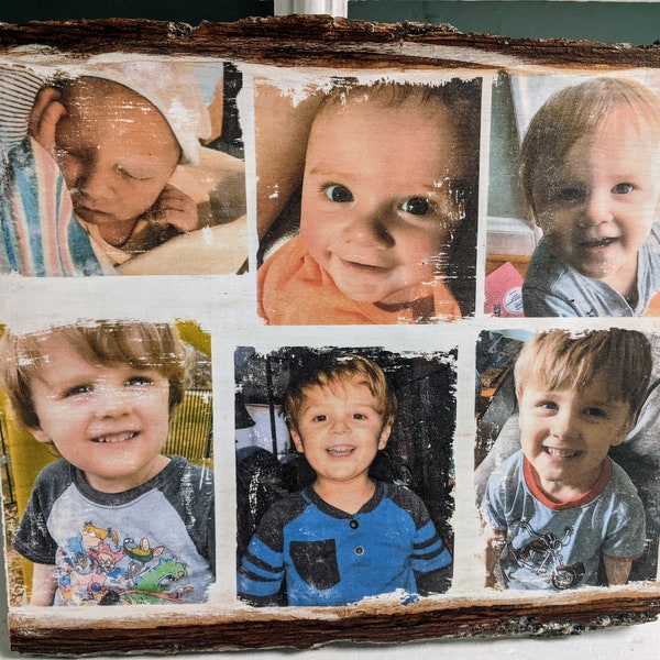 Wooden Photo Collage - Etsy