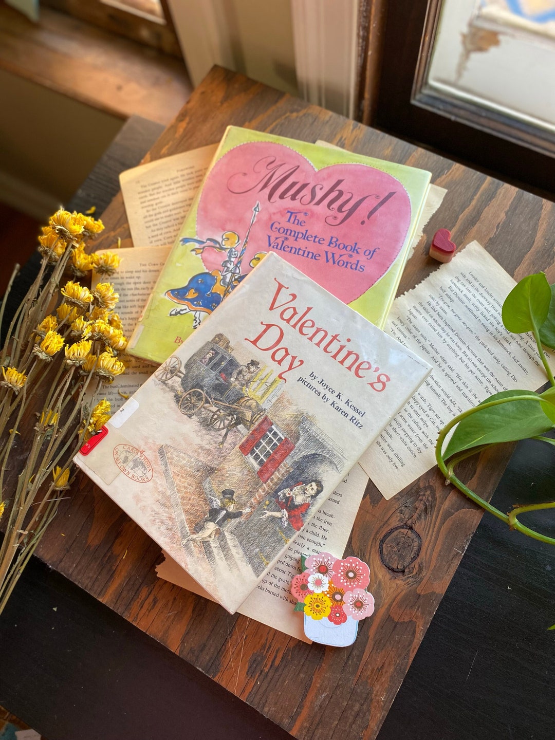 Vintage Valentines Book Bundle | Holiday History | Love Day | February ...