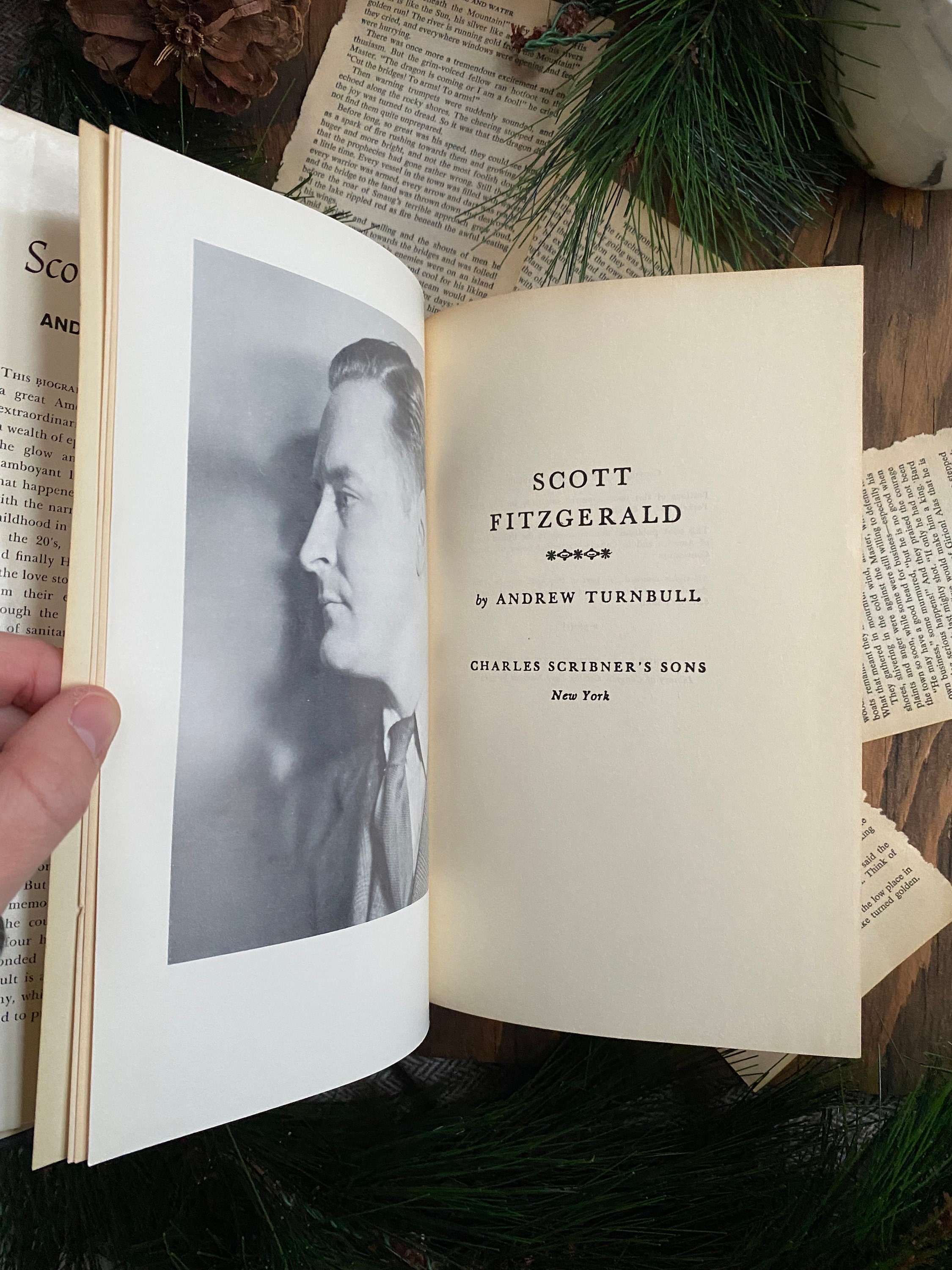 Scott Fitzgerald Vintage Biography by Andrew Turnbull | 1962 Hardcover ...