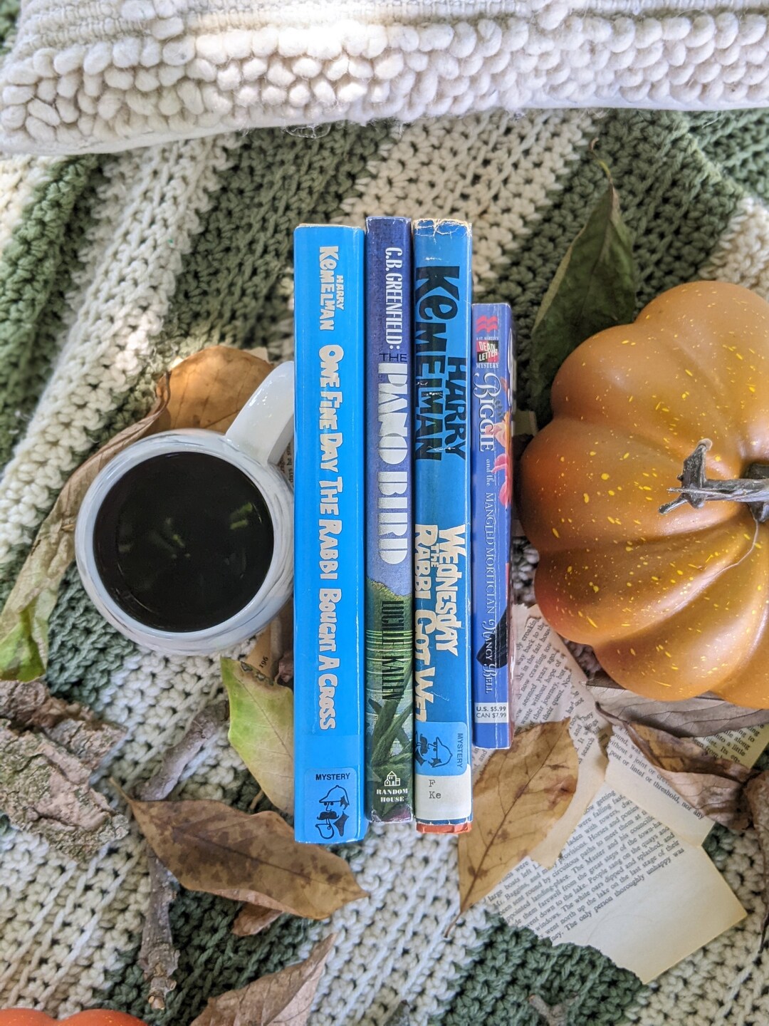 Vintage Mystery Detective Book Stack | Harry Kemelman, Lucille Kallen ...