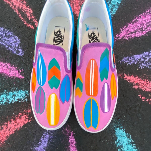 Hand Painted Vans - Etsy