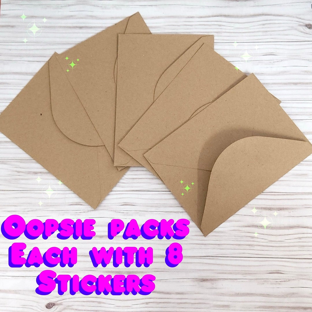 Oopsie Sticker Packs Die Cut. Surprise Pack. 8 Pcs Bundle - Etsy
