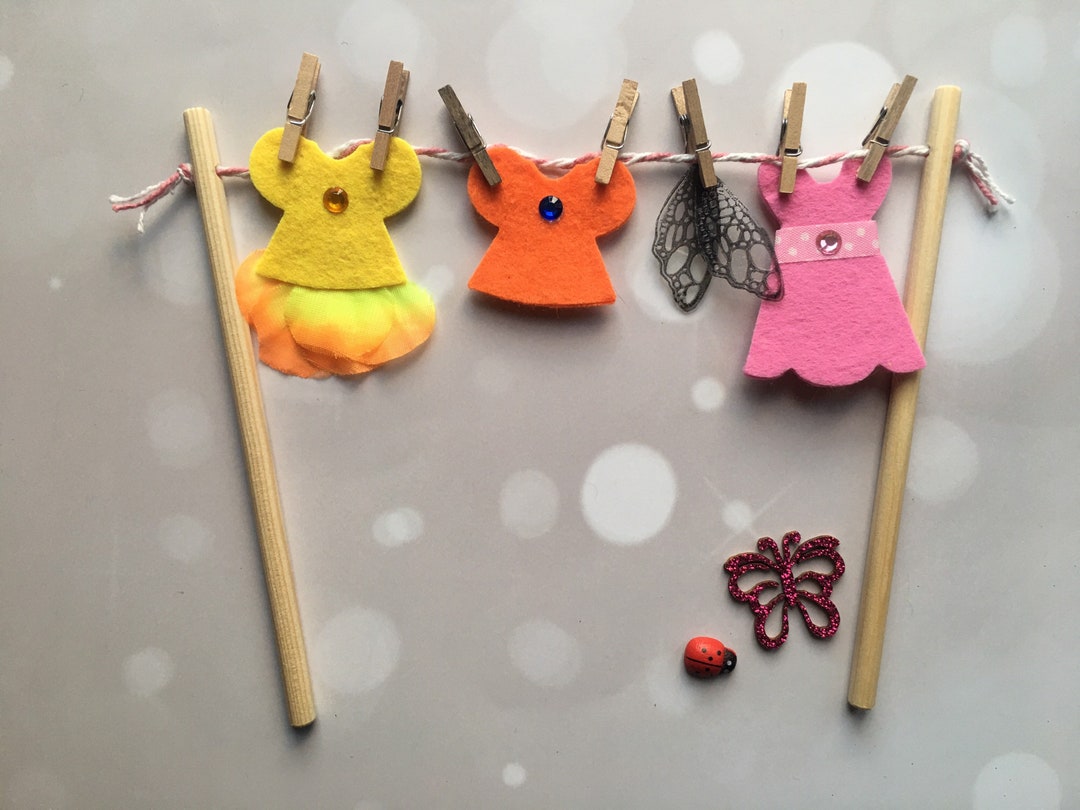 Handmade Fairy Washing Line, Fairy Accessories, Indoor Fairy Garden - Etsy