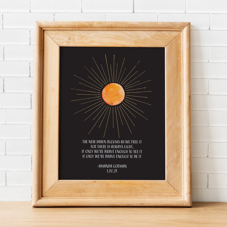 New Dawn Print - Etsy