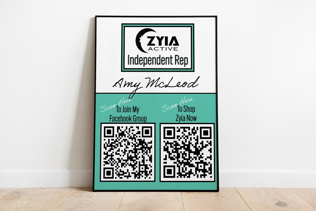 ZYIA in Person Event Sign - Etsy