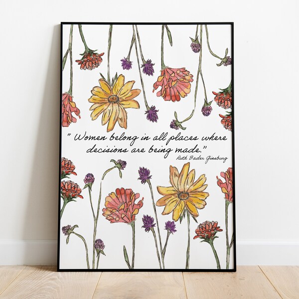 Ruth Ginsburg Poster - Etsy