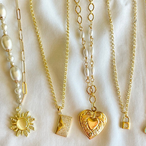 Y2k Gold Plated Jewelry - Etsy