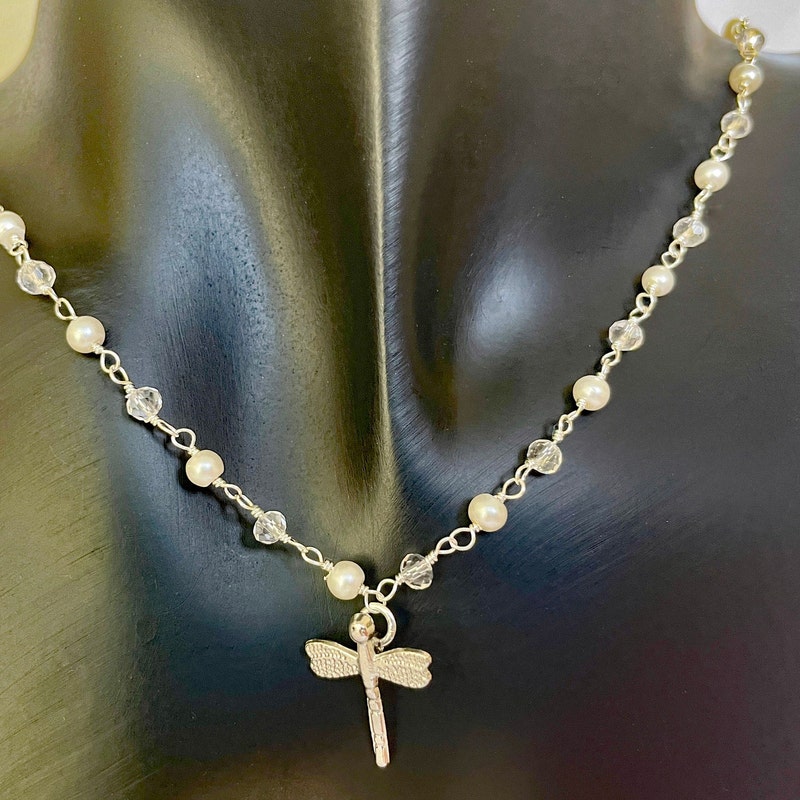 Rosary With Dragonfly - Etsy