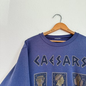 M/L Vintage Caesars Palace Las Vegas Graphic 90s Pullover Crewneck ...