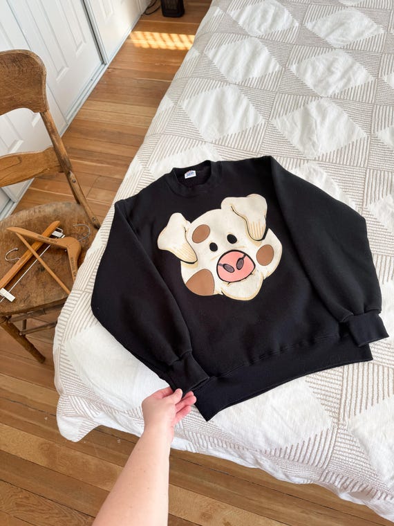 90s animal graphic sweatshirt - Gem 90s animal graphic sweatshirt - Gem