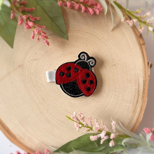 Ladybug Hair Clip - Etsy