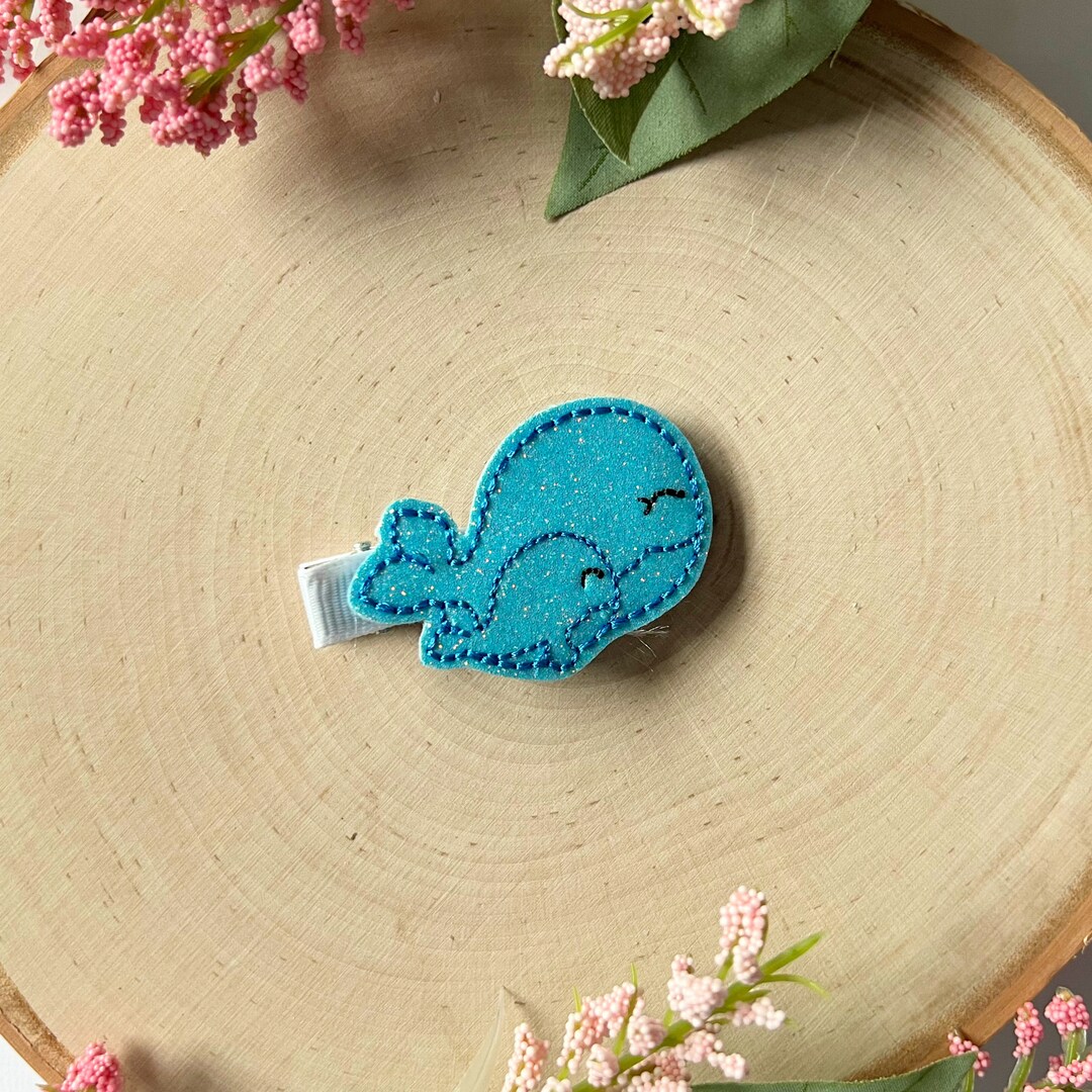 Whale Hair Clips for Toddlers, Cute Hair Accessories for Girls, Pigtail ...
