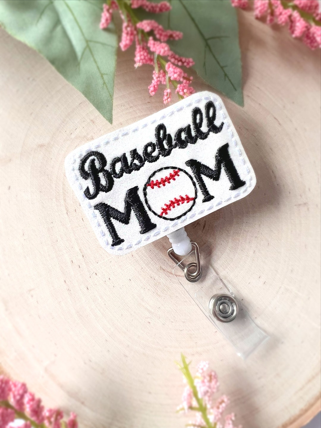 Baseball Mom Badge Reel, Pediatric Badge Reel, Cute Badge, Nurse Badge ...