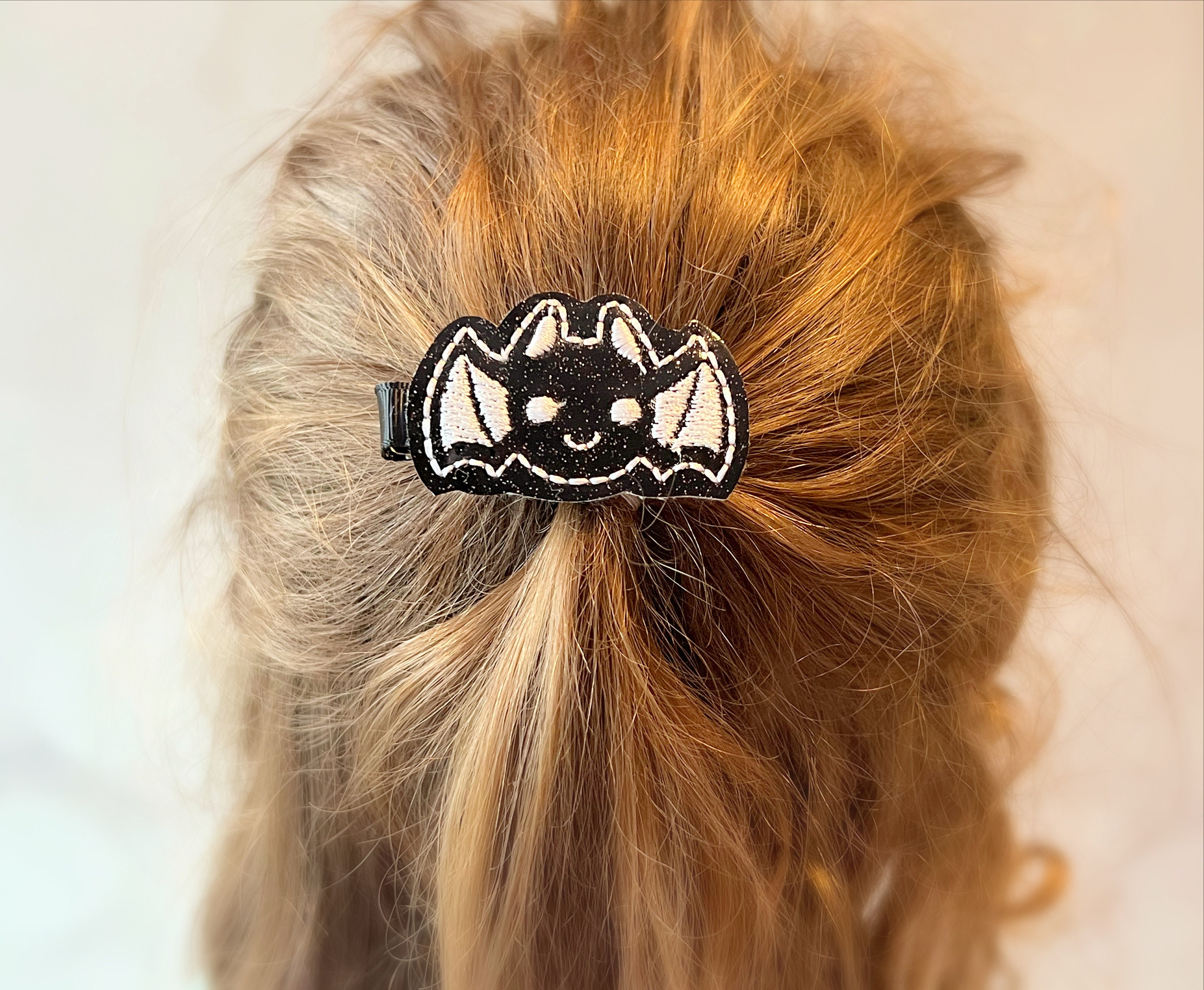 Bat Hair Clips for Girls Cute Halloween Hair Accessories for - Etsy