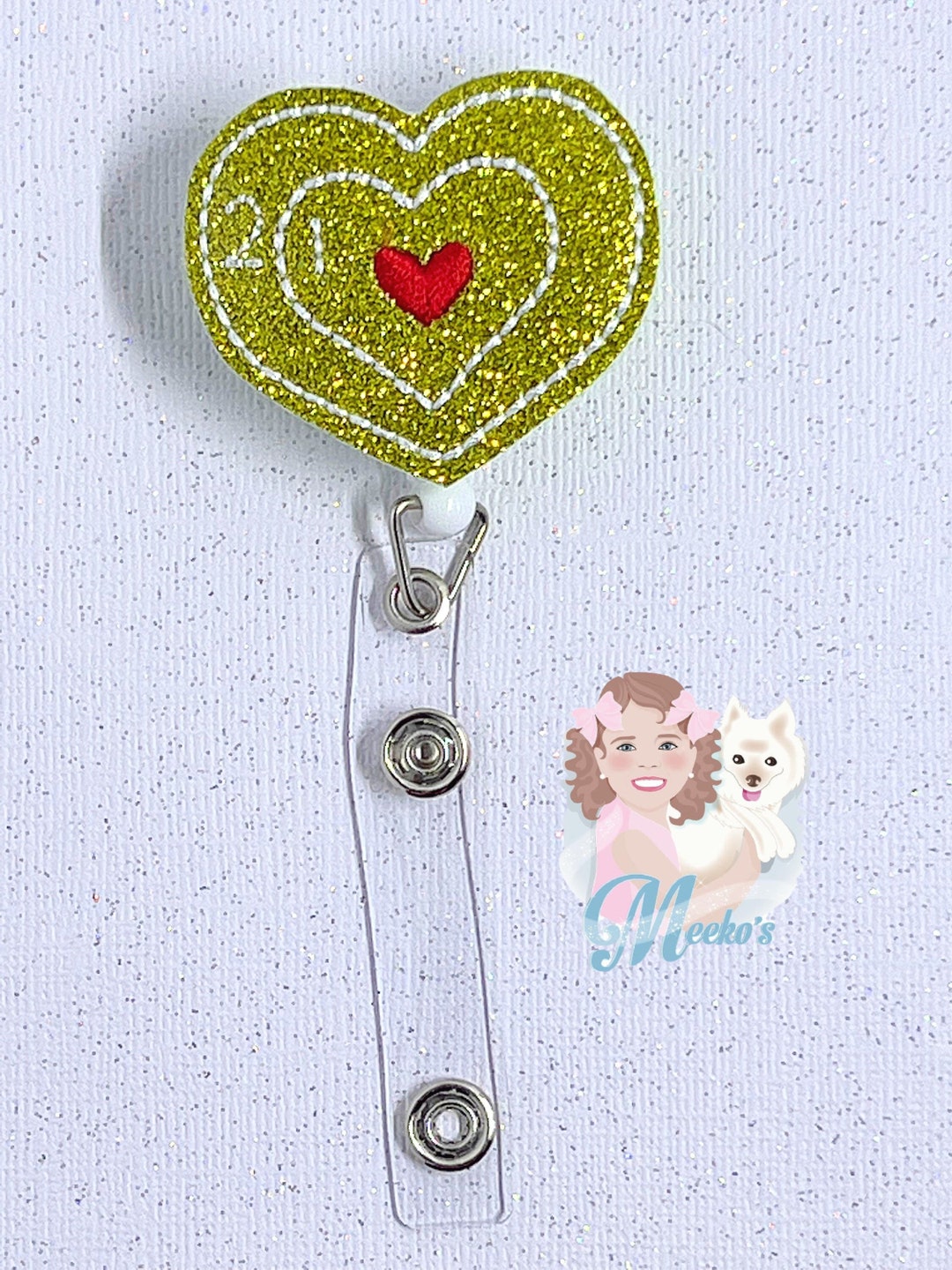 Mean Green Guy Christmas Movie Badge Reel Christmas Badge Clip ...