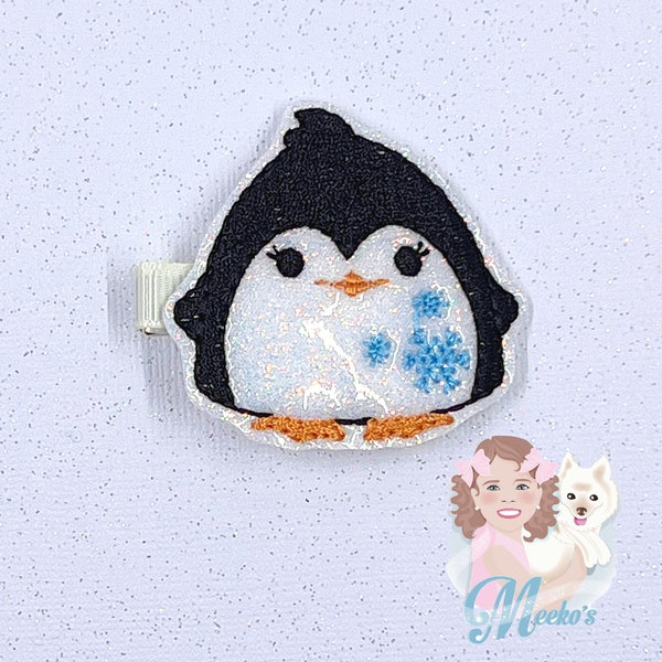 Penguin Hair Clip - Etsy