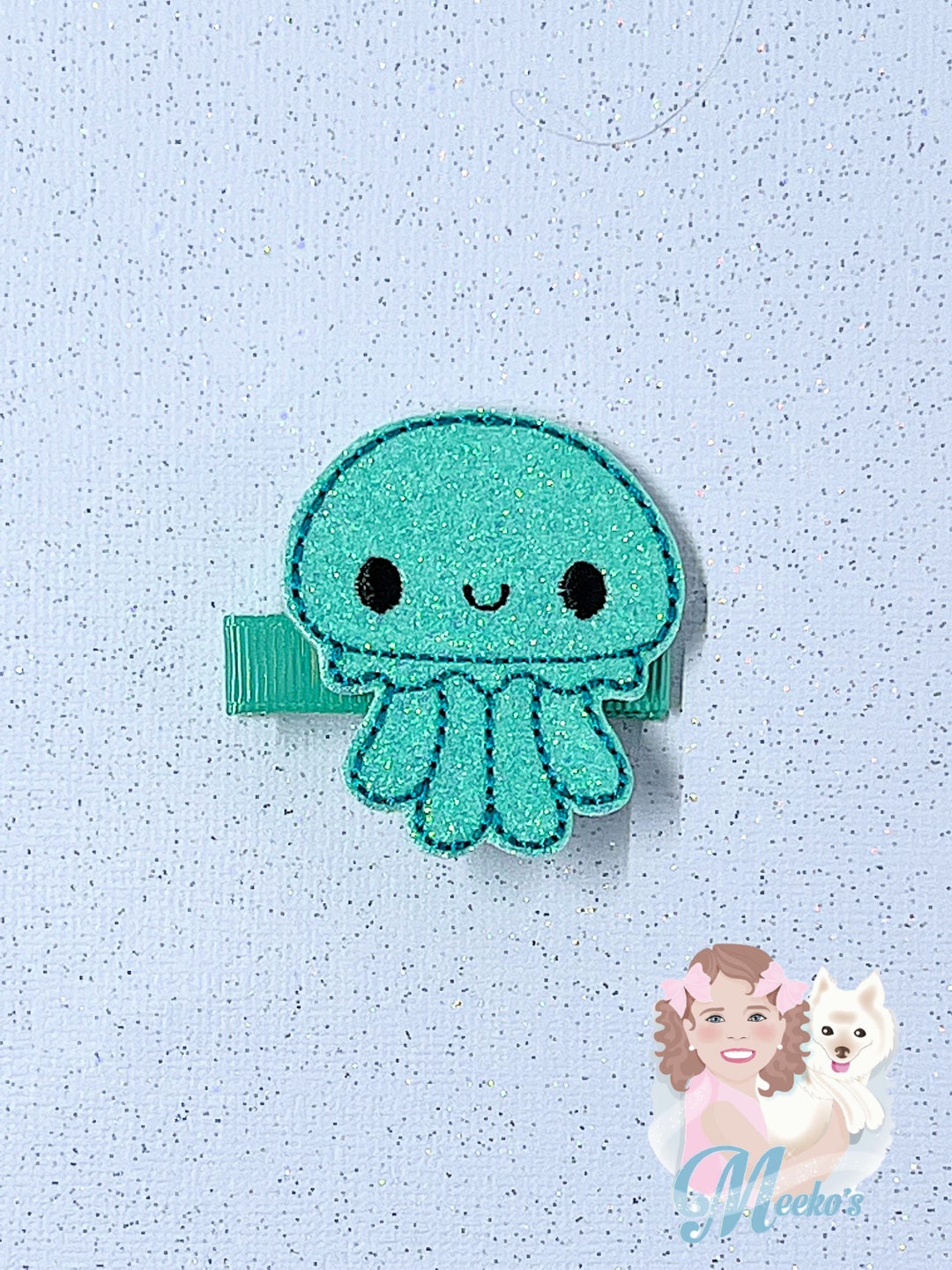 Octopus Hair Clip for Girls, Jellyfish Clip, Birthday Outfit ...