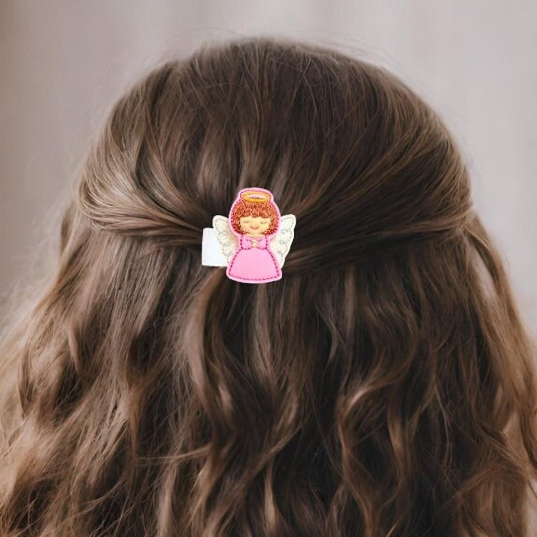 Praying Angel Hair Clips for Girls, Communion Gift for Little Girls ...
