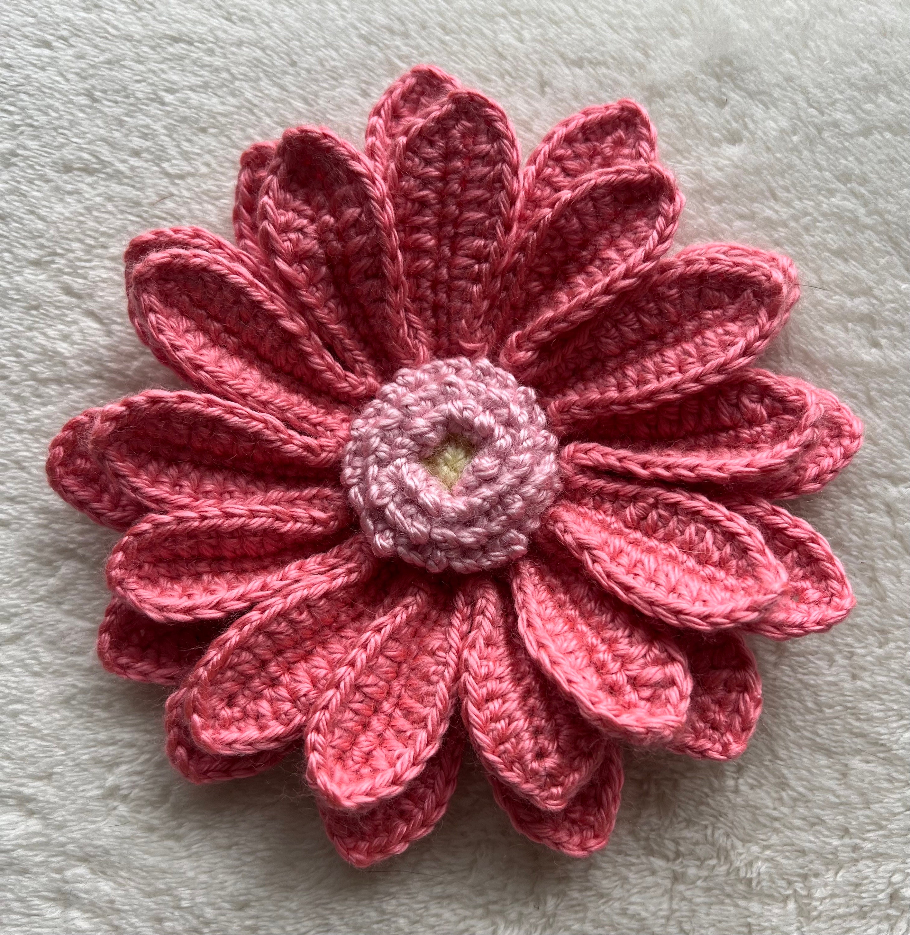 Single Stem Crochet Flower Lavender Tulip Rose African Daisy Mother’s ...