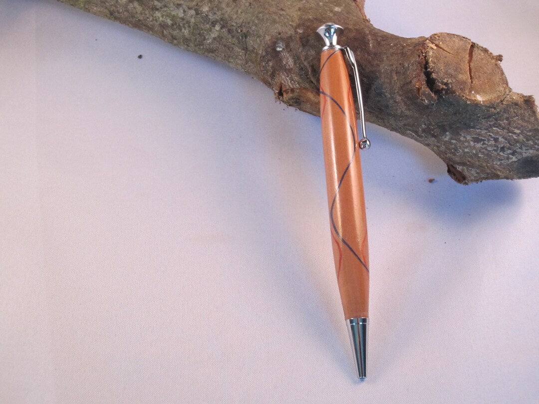 Handmade Pear Pen Segmented - Etsy