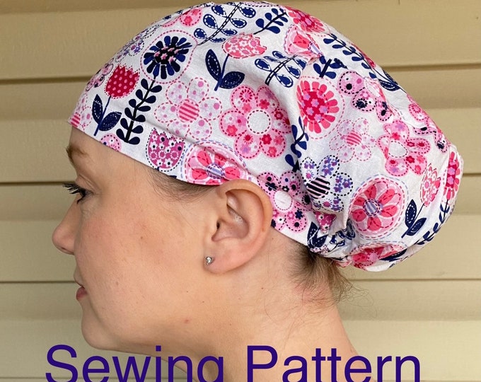 EASY to Sew Scrub Cap Pattern Easy Sewing Pattern Medical - Etsy