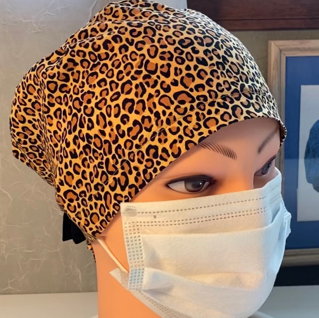 Sewing PATTERN Tie Back Bow Close-Fit Euro Style Scrub Cap Hat | Etsy