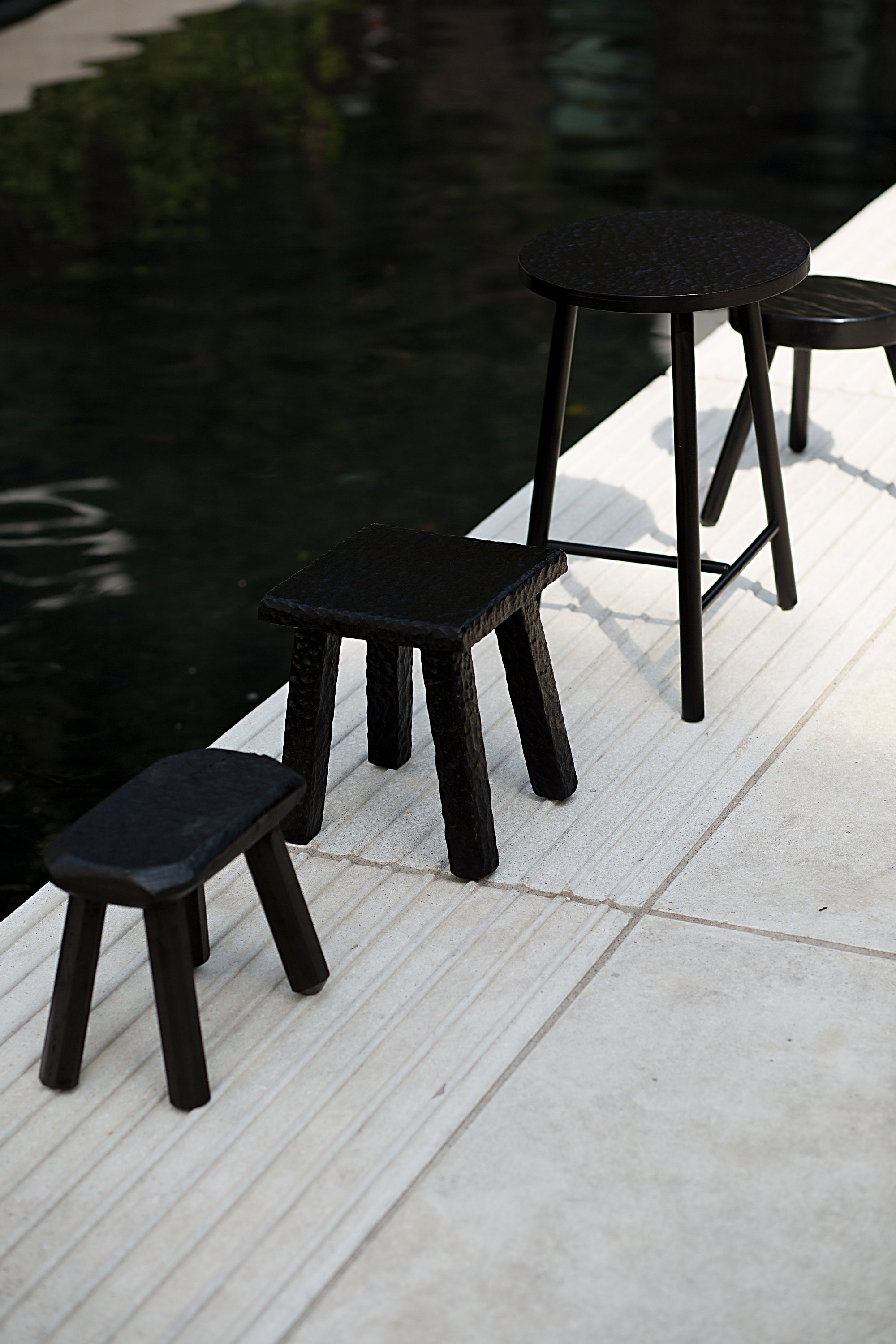 Solid Wood Stool Side Table Plant Stand Accent Chair - Etsy