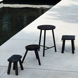 Solid Wood Stool | Side Table | Plant Stand | Accent Chair | Round ...