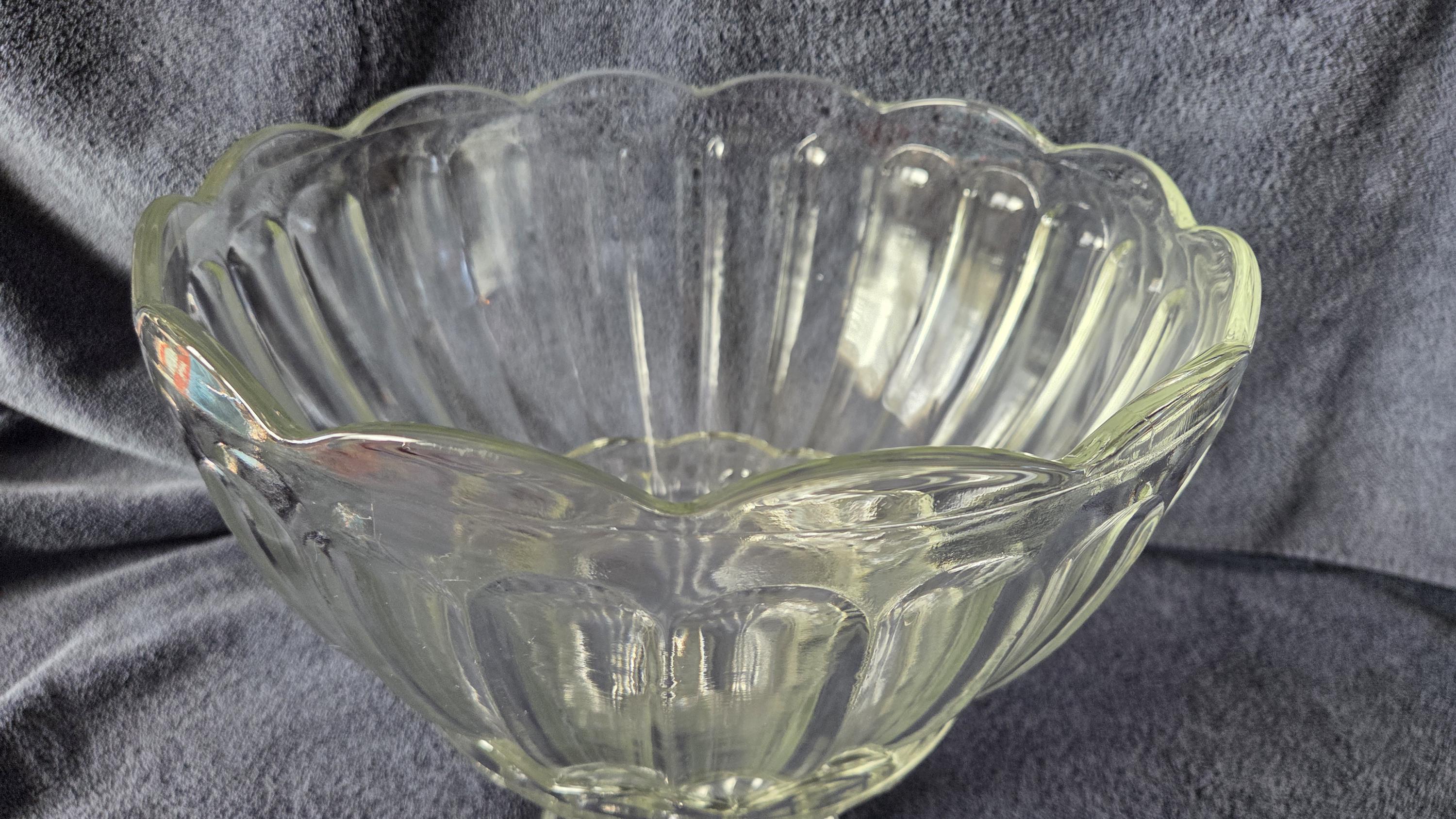 Colonial Punch Bowl Set, Anchor Hocking 1950's, 1 Bowl, 1 Base, 12 Cups ...