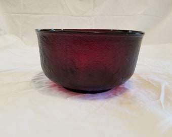 Textured Glass Bowl - Etsy