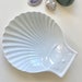Vintage White Apilco Scallop-shaped Cookware Dishes Made in France ...